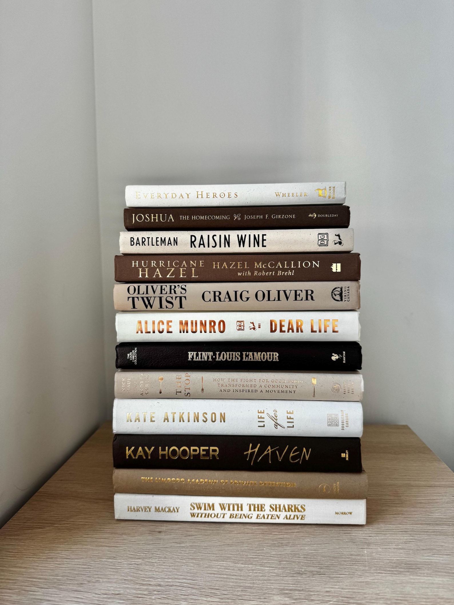 Neutral Color Book Stack: Decorative Books for Interior Styling - Etsy