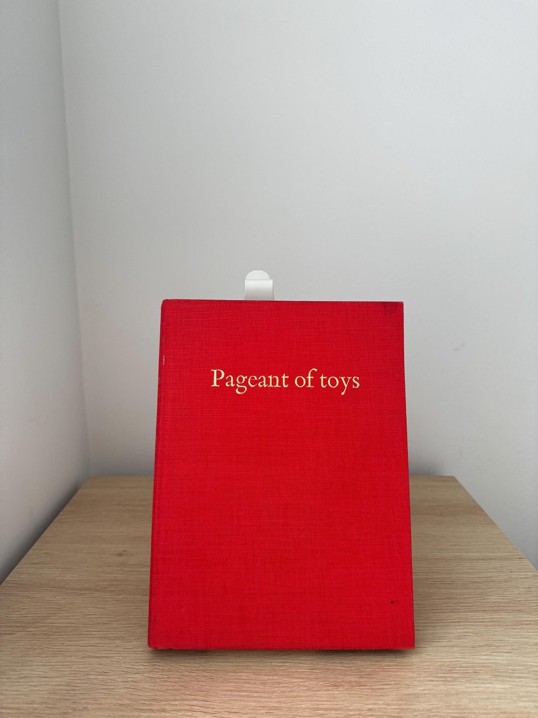 Pageant of Toys, Coffee Table Books, Books for Home Decor, Bright Red ...