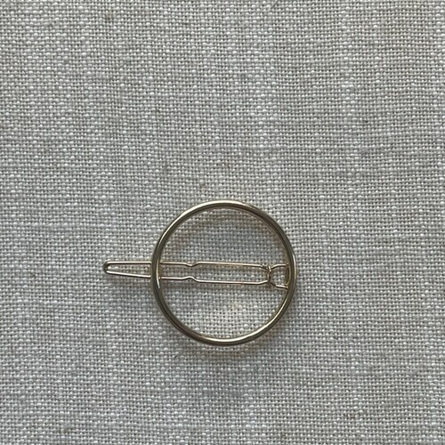 For Her Gold Circle Hair Barrette Hair Barrette Hair - Etsy