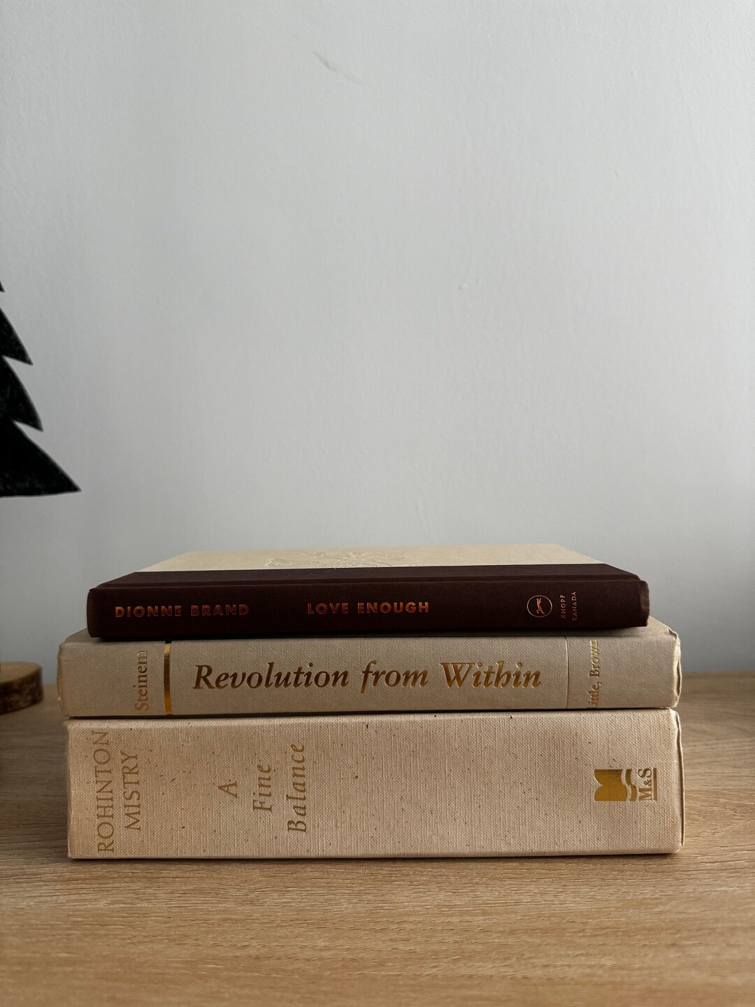 Earthy Book Stack, Neutral Book Set, Themed Book Bundles, Colourful ...
