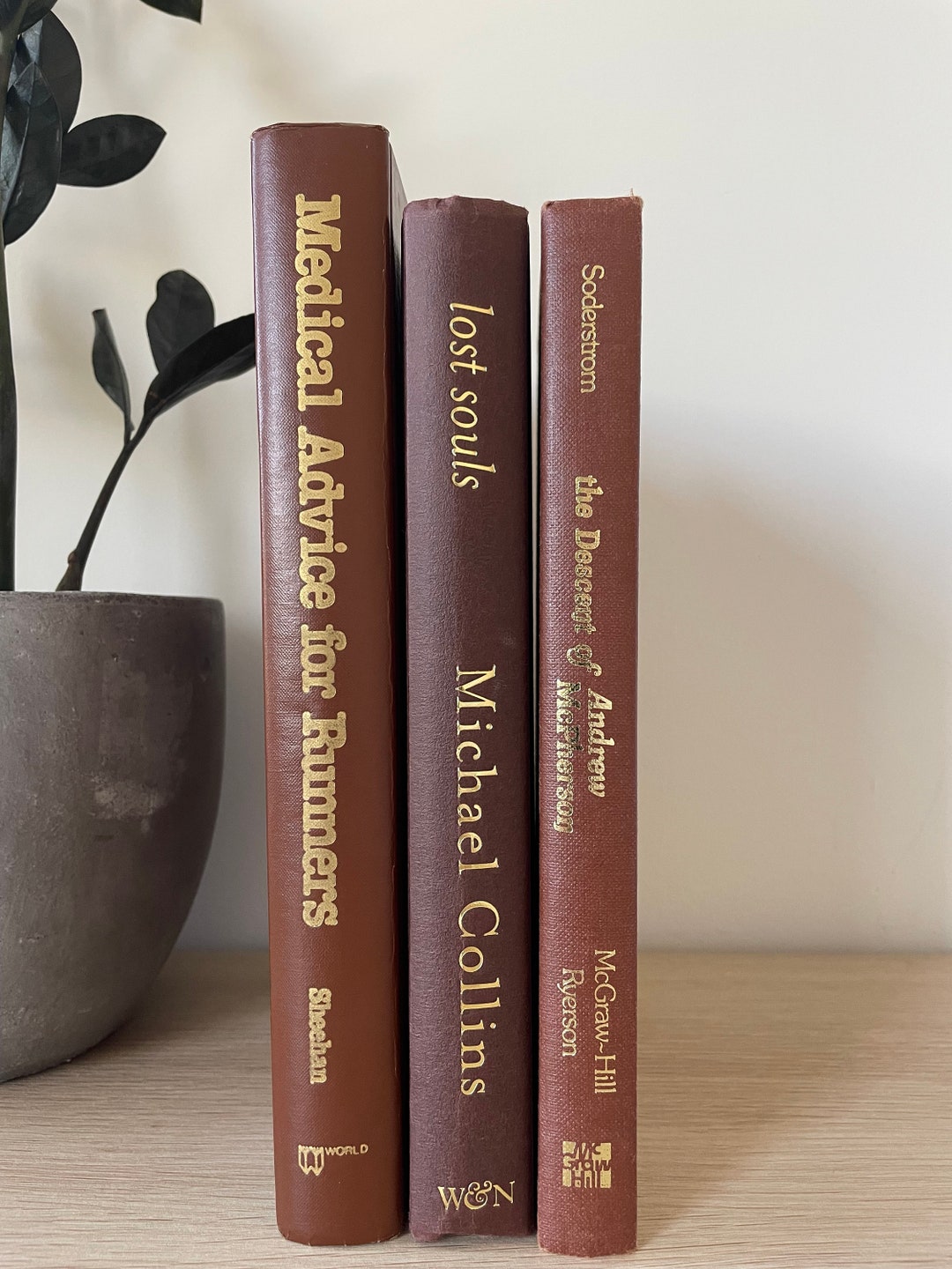 Chocolate Brown Book Stack, Book Bundles, Themed Books, Neutral Book ...