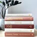 Neutral Book Stack, Decorative Book Set, Themed Book Bundles, Colourful ...