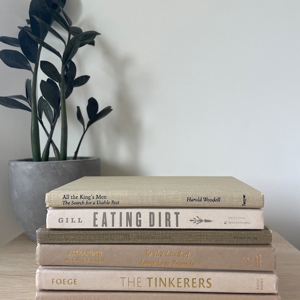 White Decorative Books - Etsy