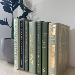 Sage and Green Books, Green Book Stacks, Book Bundles, Book Sets, Home ...
