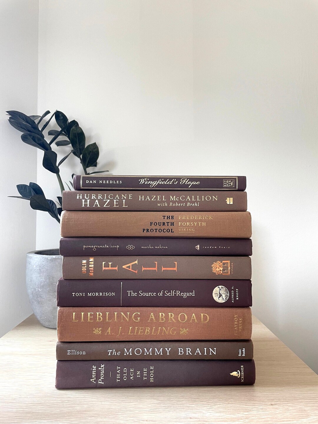 Brown Book Stack, Book Bundles, Themed Books, Neutral Book Sets ...