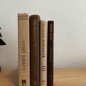 Brown and Tan Books, Neutral Book Set, Themed Book Bundles, Colourful ...