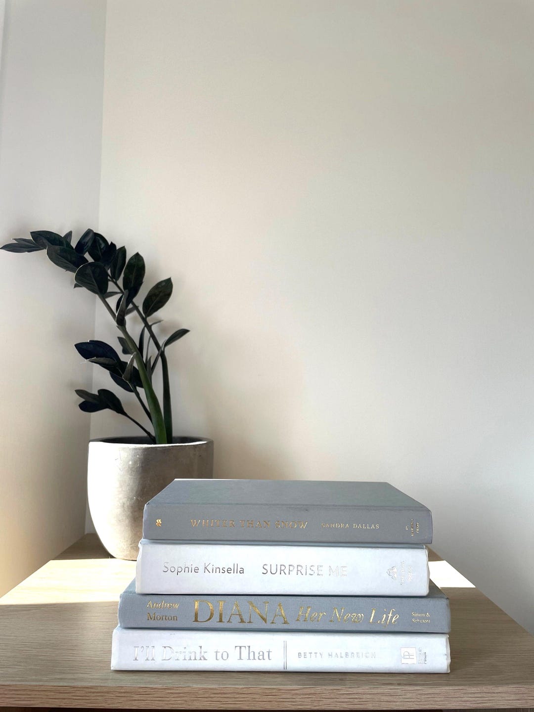 Grey & White Decorative Book Set: Bookshelf Styling - Etsy