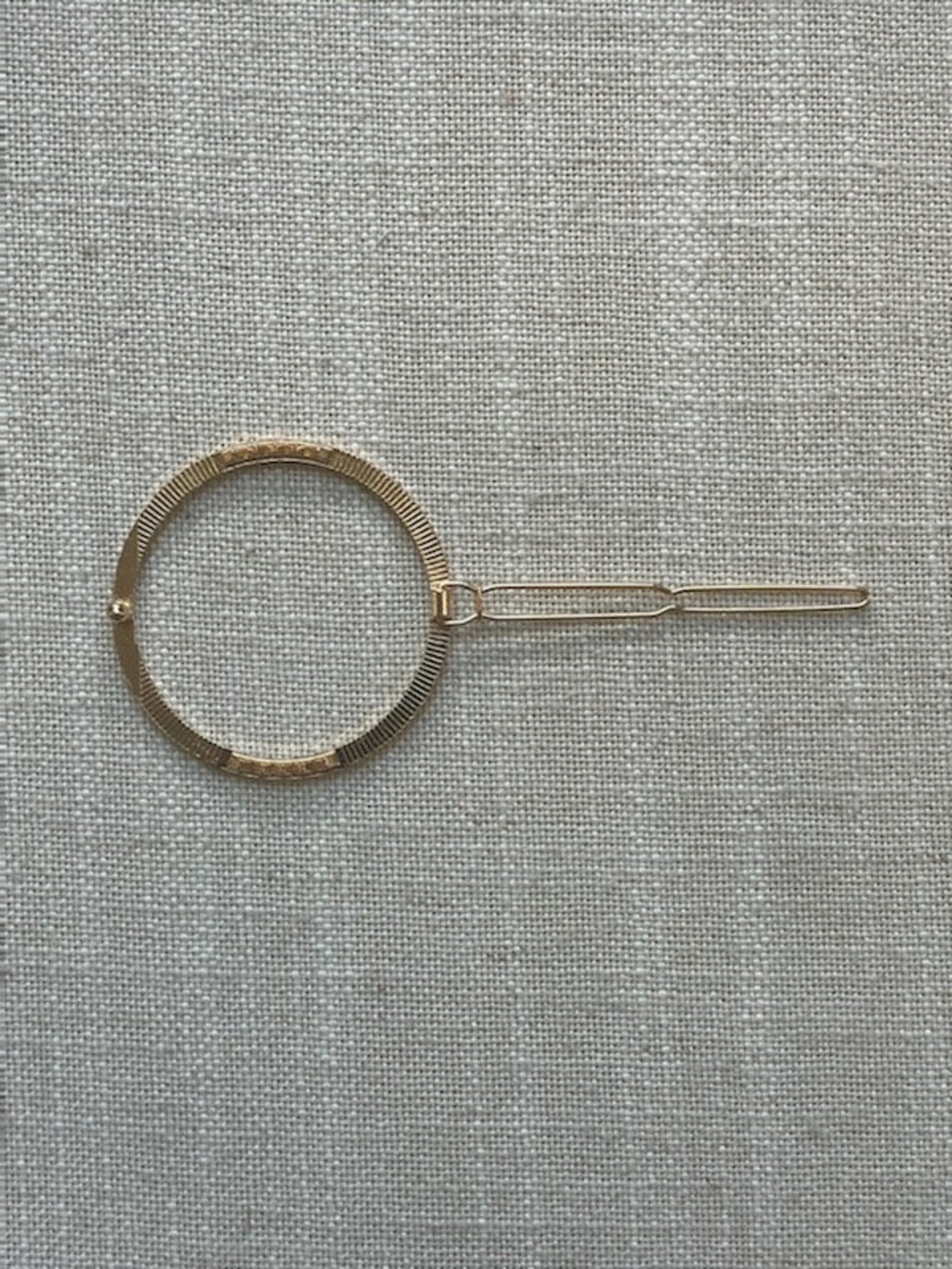 For Her Gold Circle Hair Barrette Hair Barrette Hair - Etsy