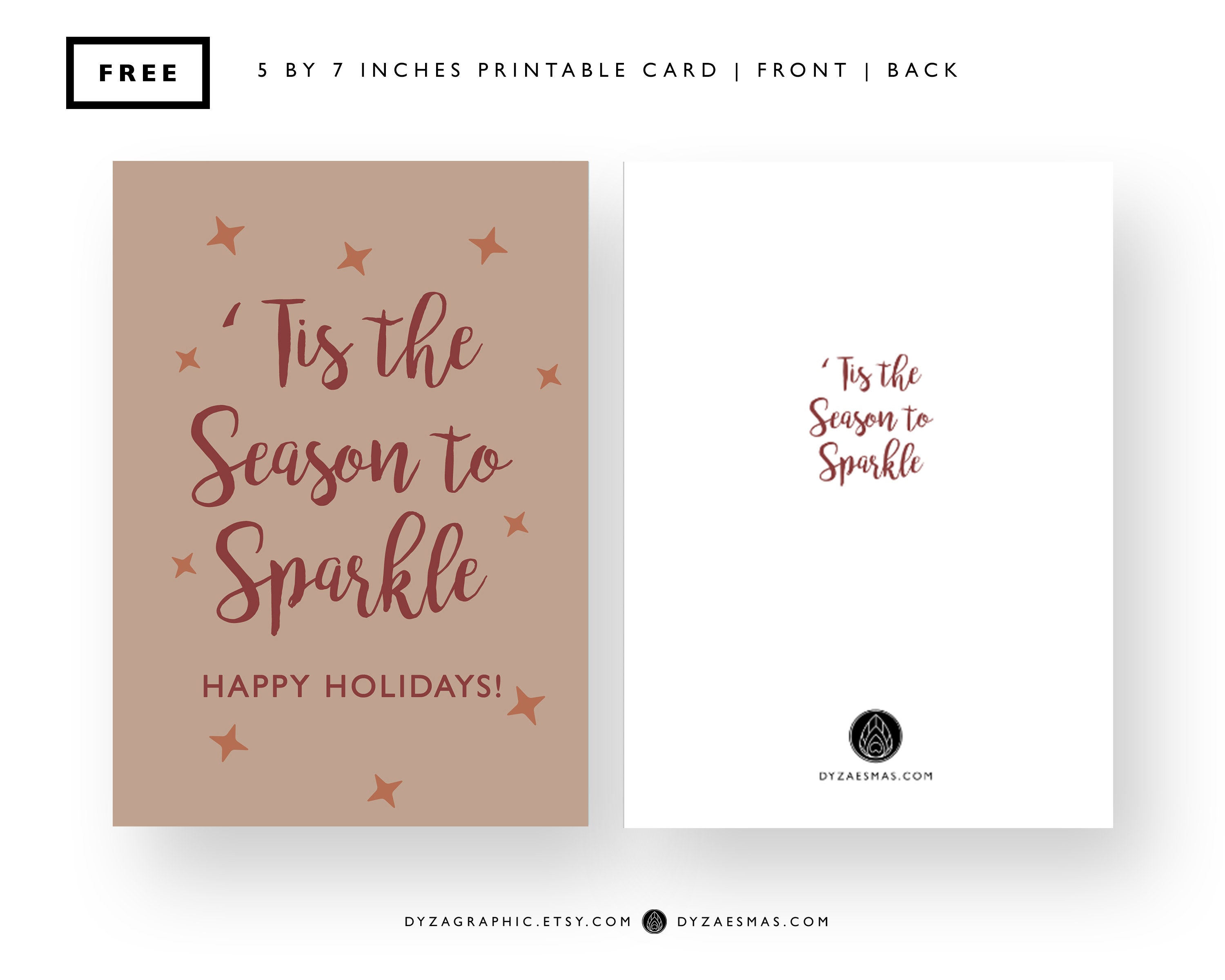 PRINTABLE Merry Crustmas Greeting Card With Freebie, Christmas Card ...