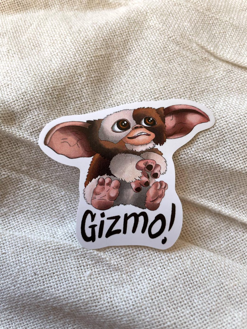 Gizmo Sticker | Gremlins Fan Art | High Quality | Journal Sticker - Etsy