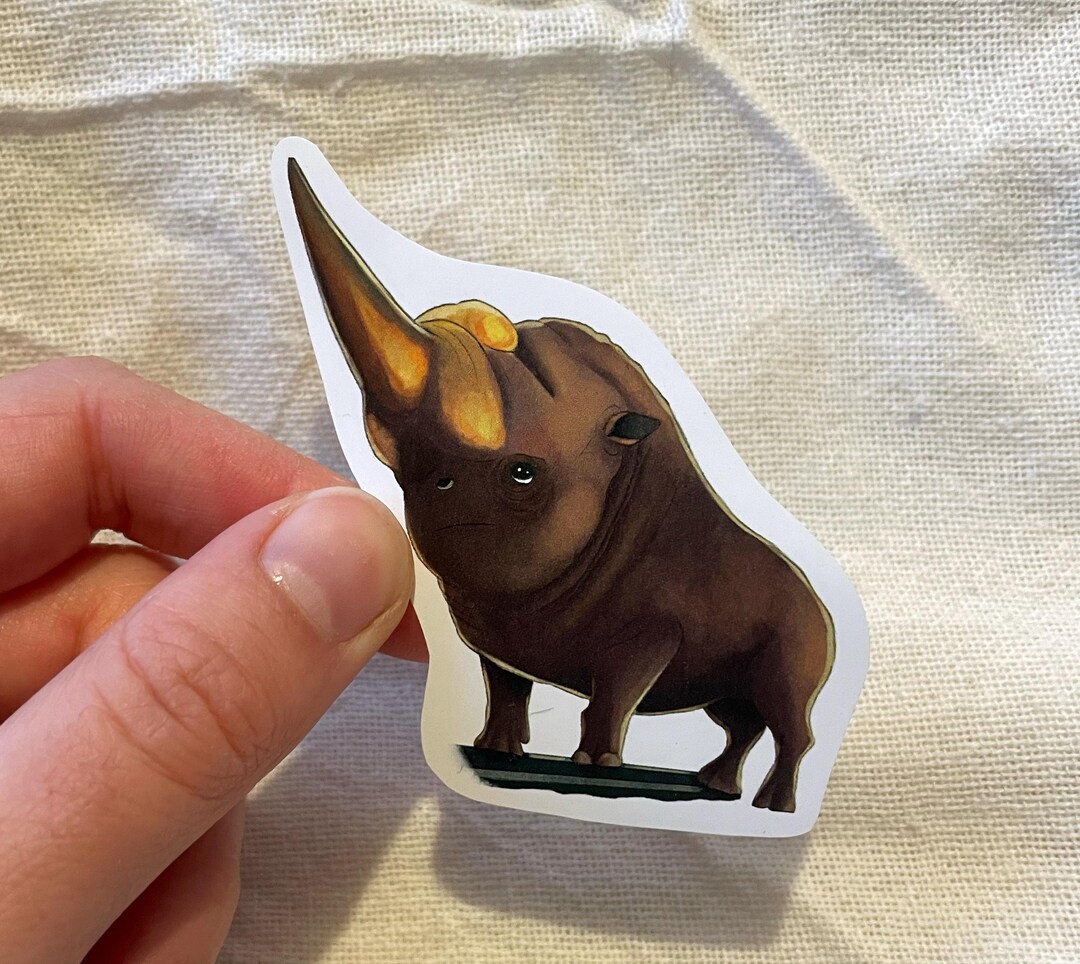 Fantastic Beast Rhino | Fan Art Erumpent Sticker | High Quality - Etsy