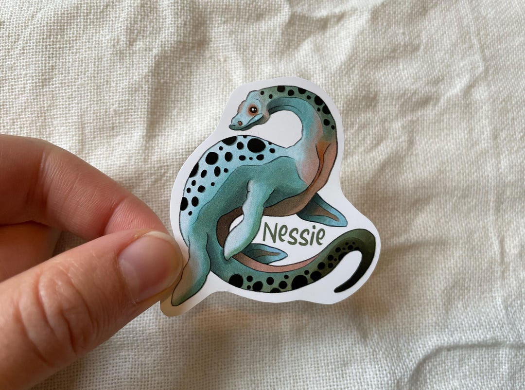 Loch Ness Sticker | Fantasy Creature | High Quality | Journal Sticker ...