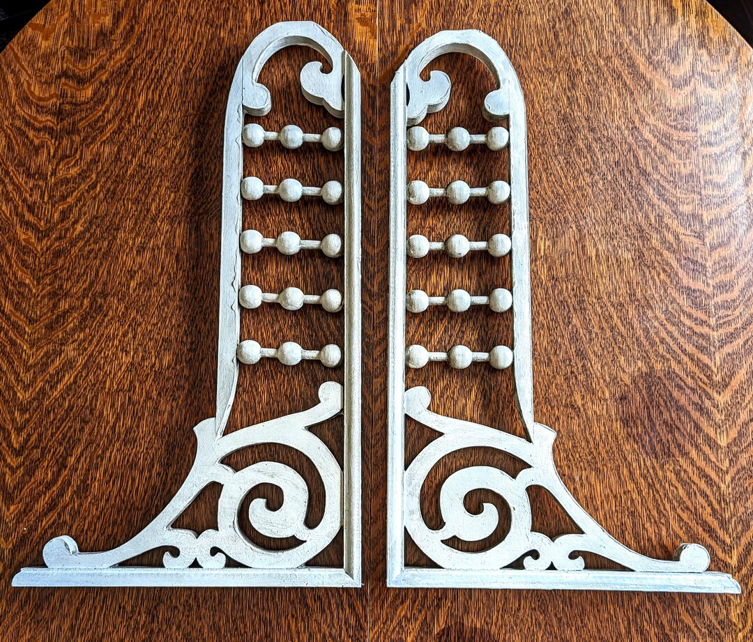 Antique Fretwork Corner Panels Victorian gingerbread Architectural ...