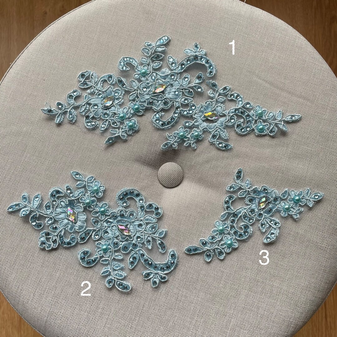 Pastel Colours - BABY BLUE Decorative Dance Hair Piece Rhinestone ...