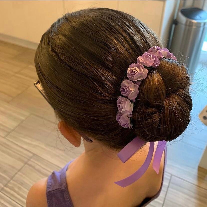 Ballet Bun Wrap Floral Hair Accessory Ballet Basics Pretty | Etsy