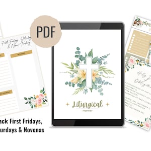 Traditional Catholic Liturgical Planner - Binder Printable Pages - Etsy