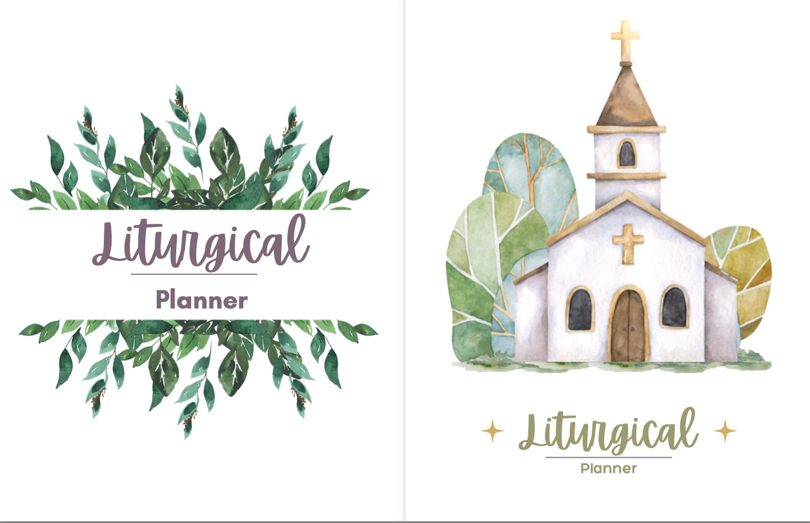Traditional Catholic Liturgical Planner Binder Printable - Etsy