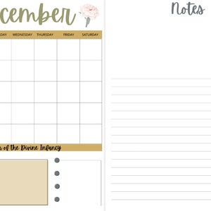 Traditional Catholic Liturgical Planner - Binder Printable Pages - Etsy