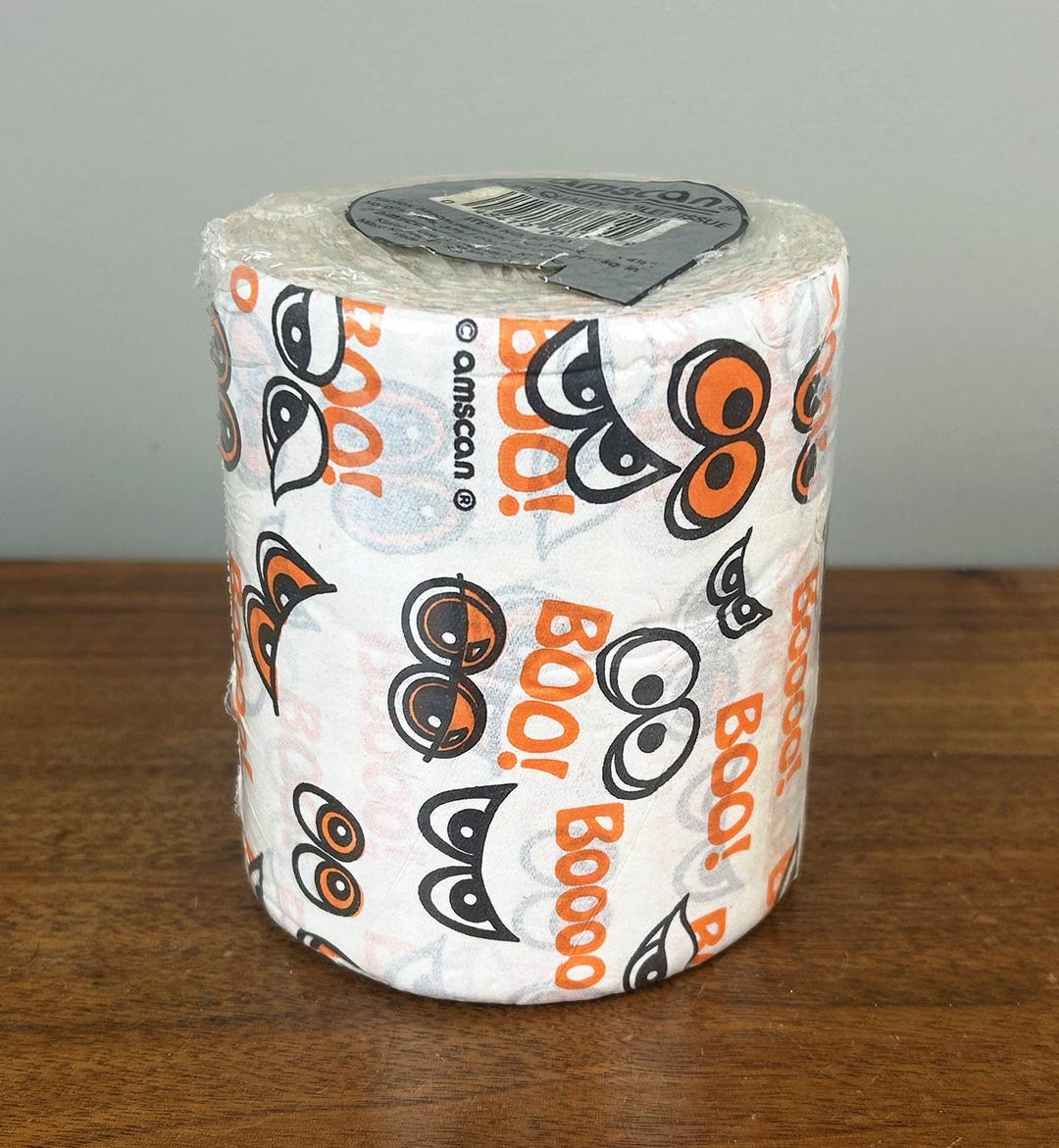 Vintage Halloween NOS Novelty Toilet Paper by Amscan 1980s - Etsy