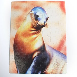 Vintage 63 Piece Seal Puzzle - Etsy