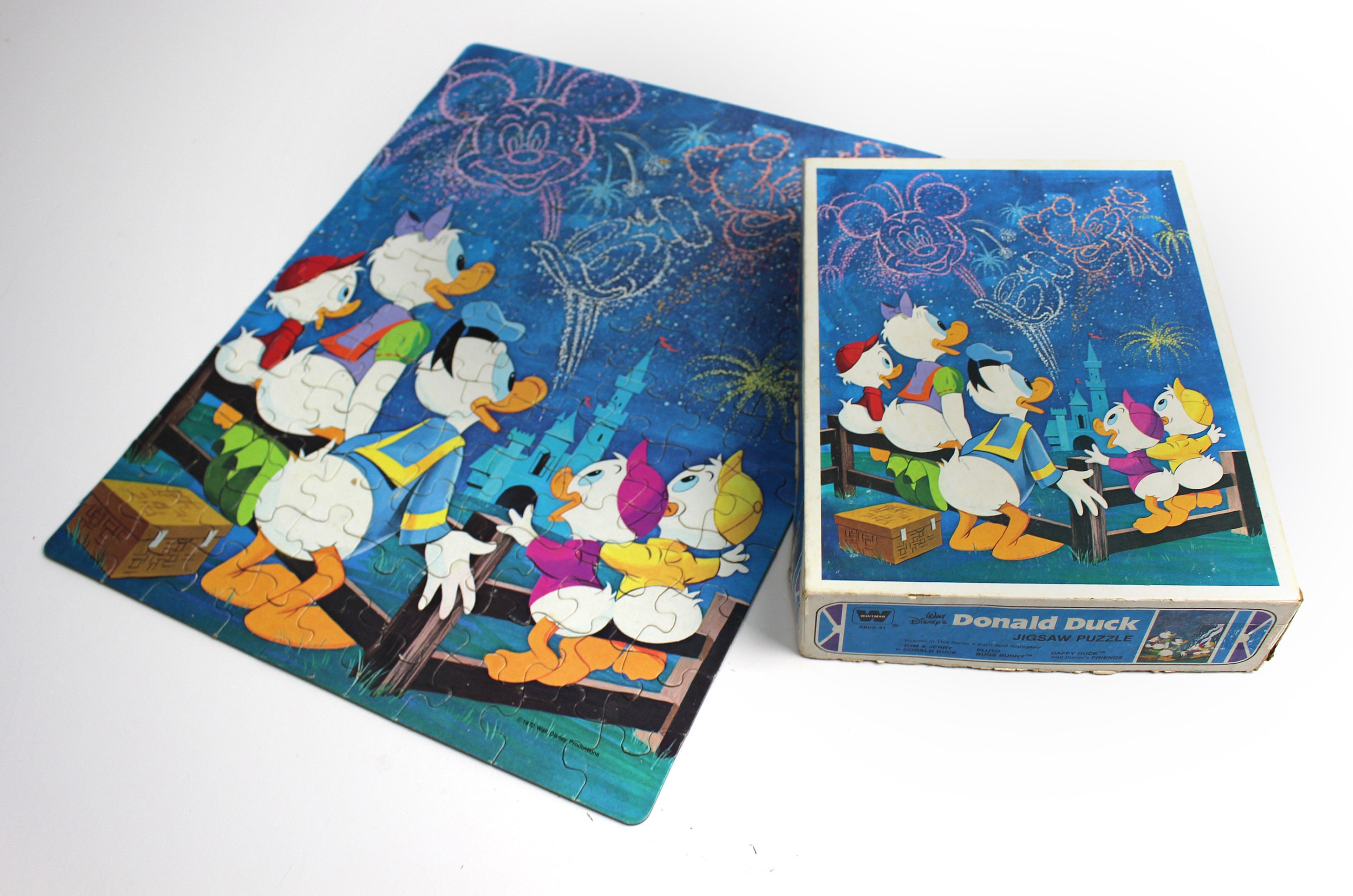 Vintage Walt Disney Donald Duck Puzzle - Etsy