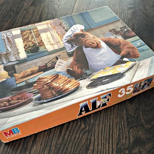 Vintage Alf 35 Piece Floor Puzzle by Milton Bradley 1987 - Etsy