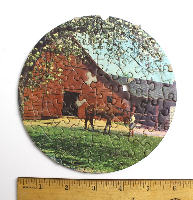 Lot of 3 Vintage Puzzles | Etsy