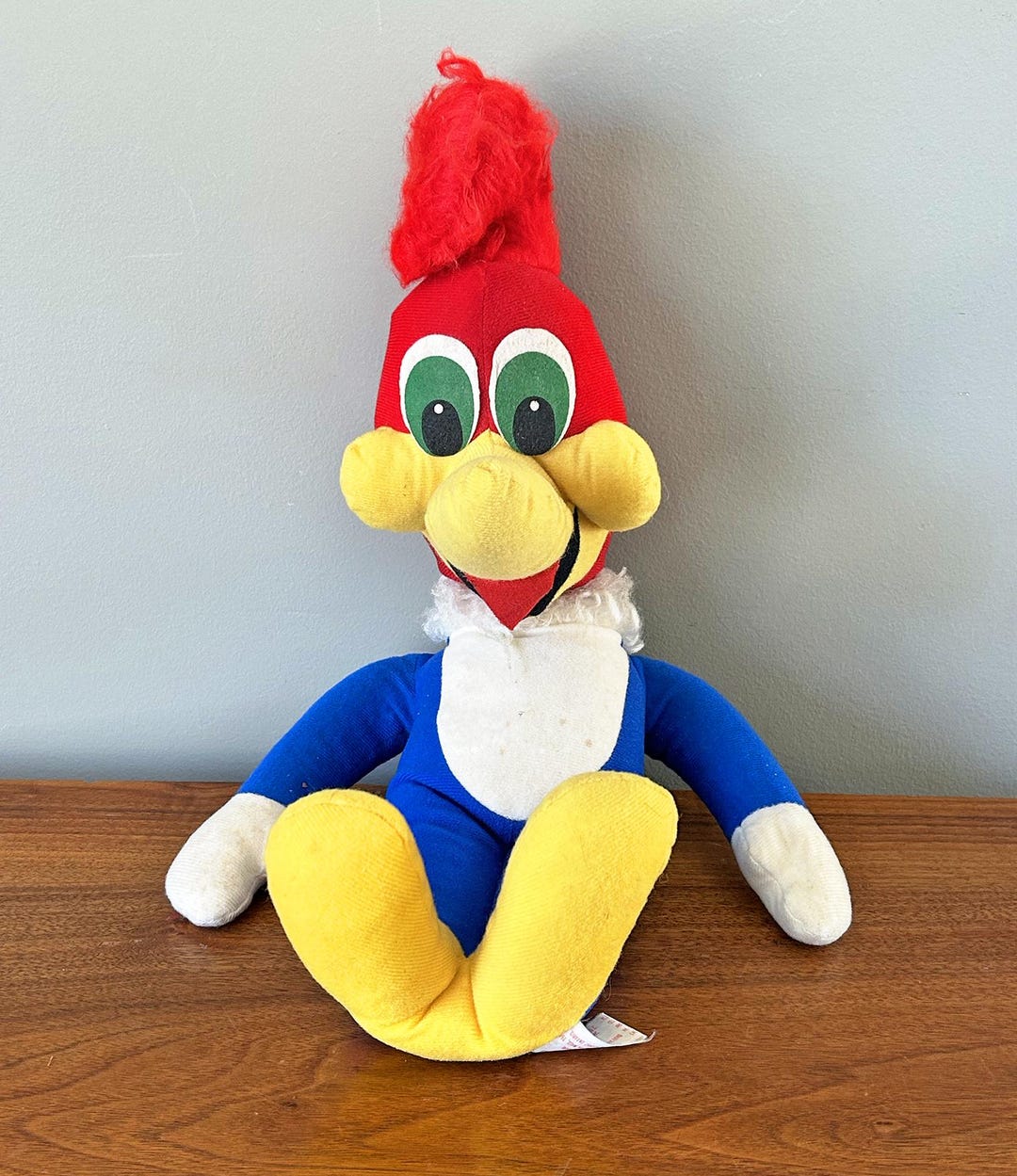Vintage Woody Woodpecker 20" Plush Stuffed Animal Samet and Wells 1976 ...