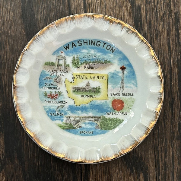 Souvenir Washington State Plates - Etsy