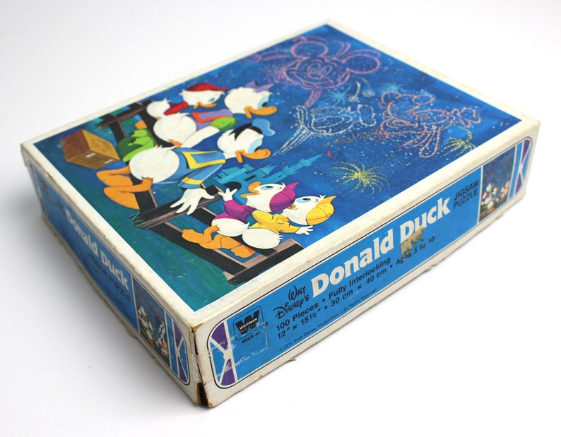 Vintage Walt Disney Donald Duck Puzzle - Etsy