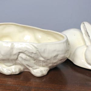 Vintage Ceramic Rabbit Serving Dish With Lid - Etsy