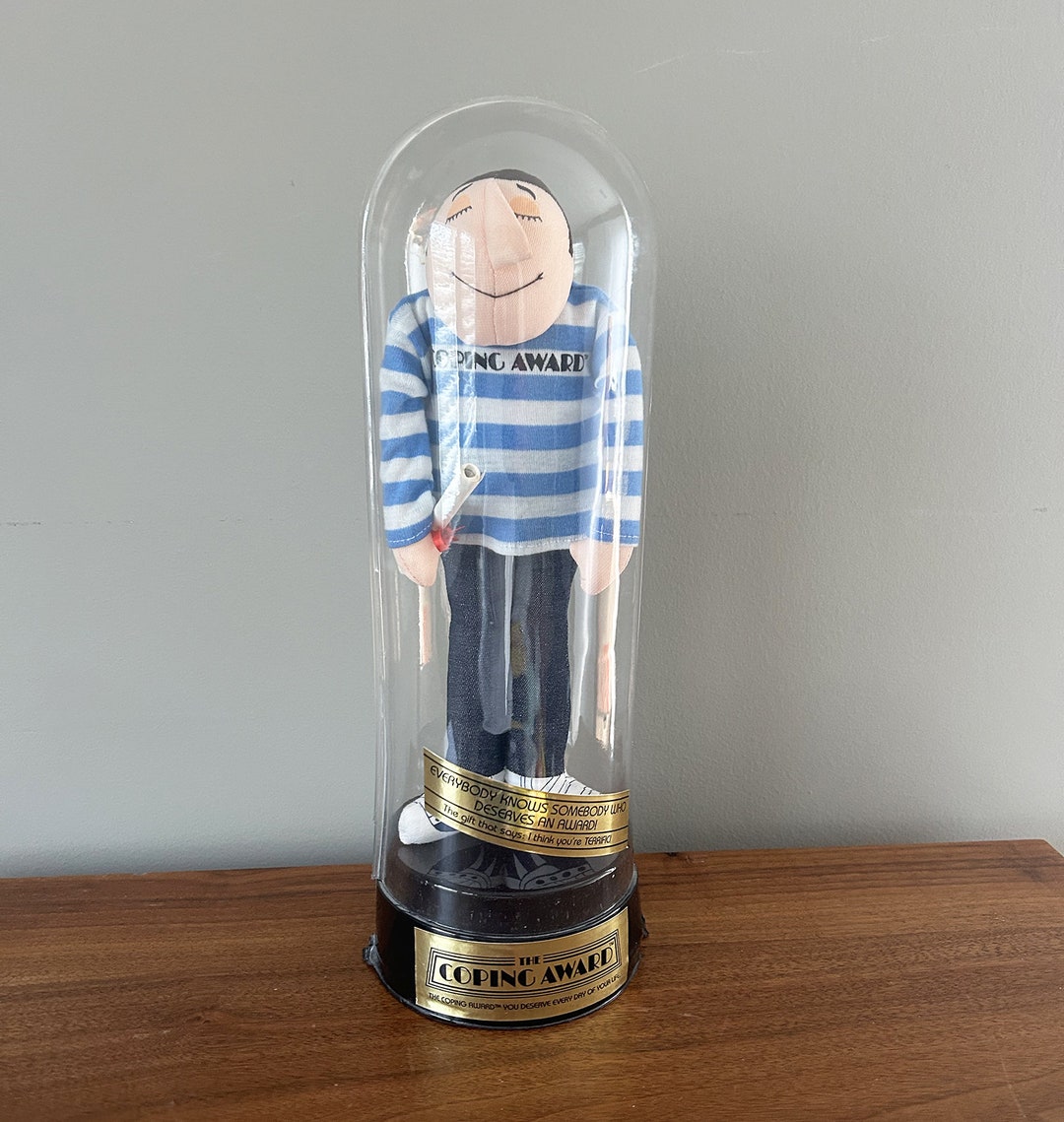 Vintage Gag Gift Trophy "the Coping Award" - Sealed - Etsy