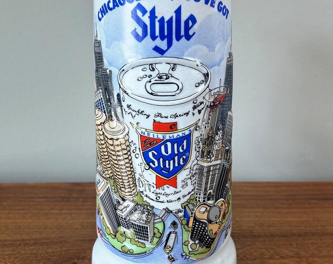 Vintage Heileman's Old Style Beer 1981 Limited Edition Beer Stein ...