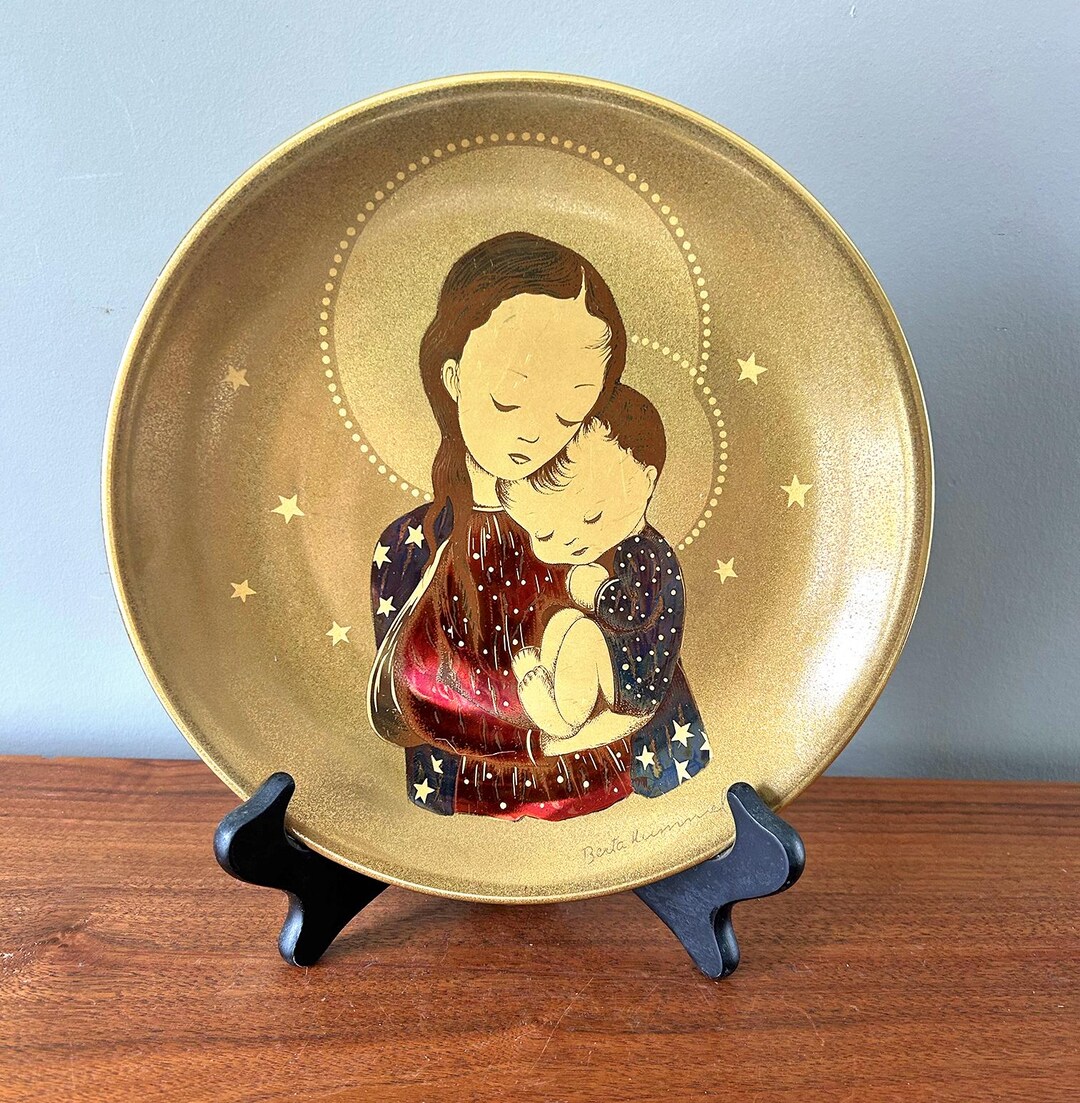 Vintage Sister Berta Hummel Tranquility Porcelain Collectible Plate by ...