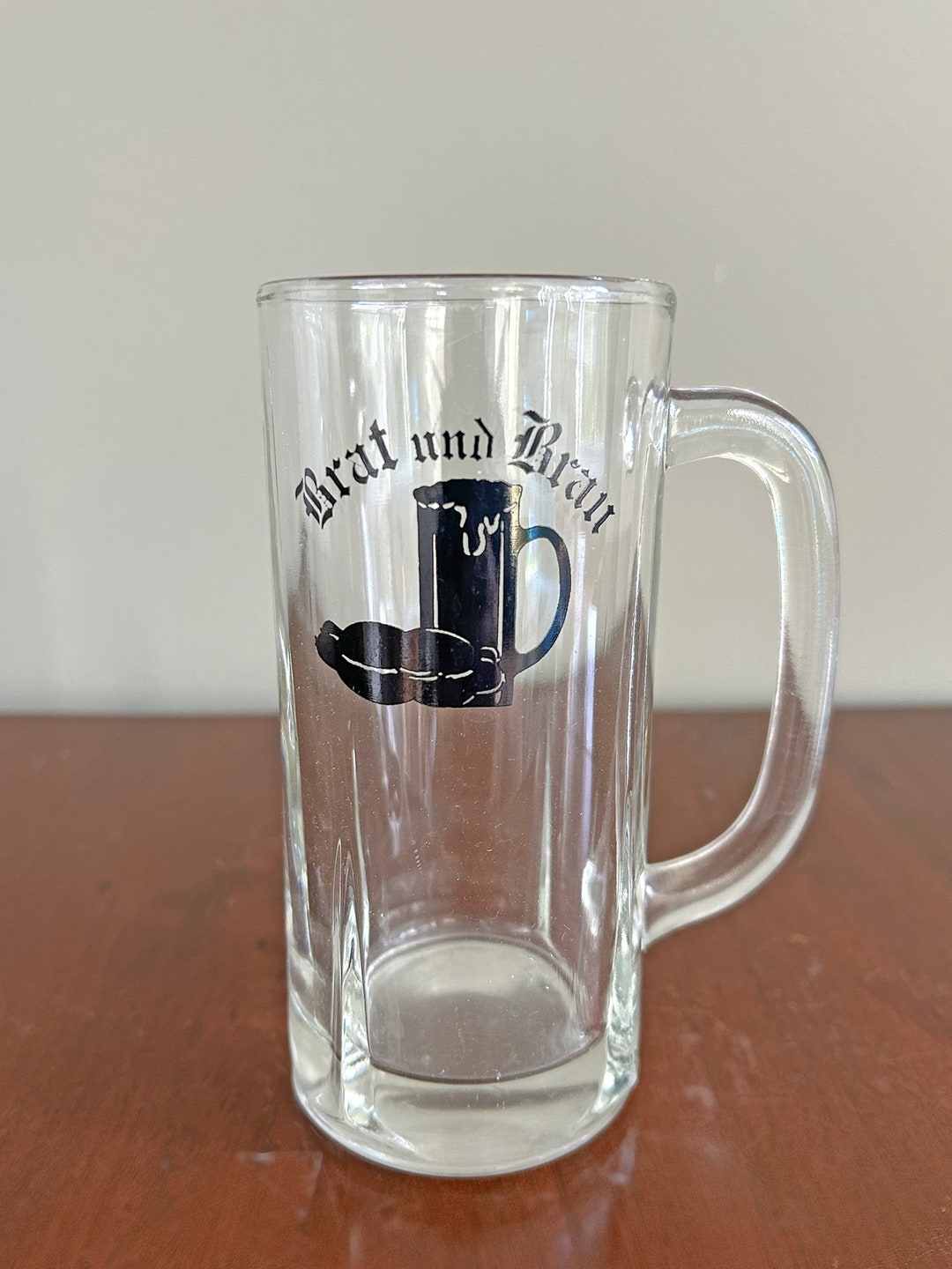 Vintage Brat Und Brau Glass Mug - Etsy