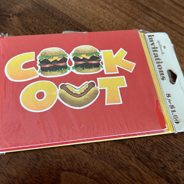 Cook Out Invitations - Etsy