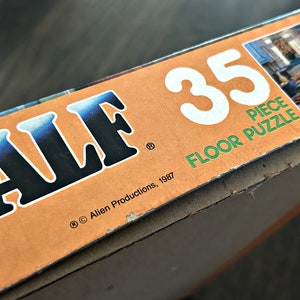 Vintage Alf 35 Piece Floor Puzzle by Milton Bradley 1987 - Etsy