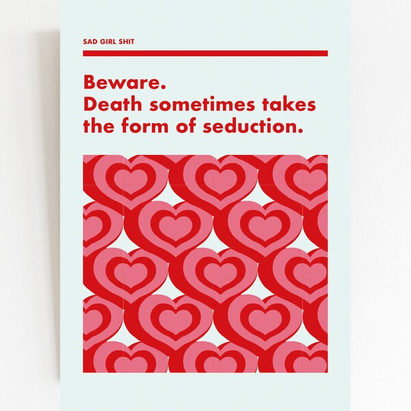 Sad Girl Print - Etsy