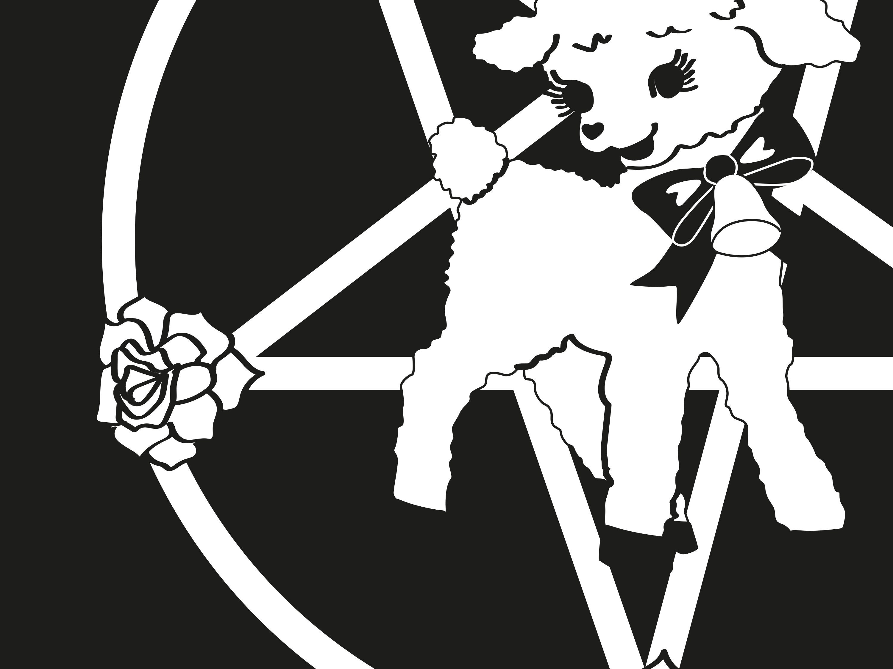 Gothic Kitsch Satanic Lamb Art Print Y2K Black Rose - Etsy