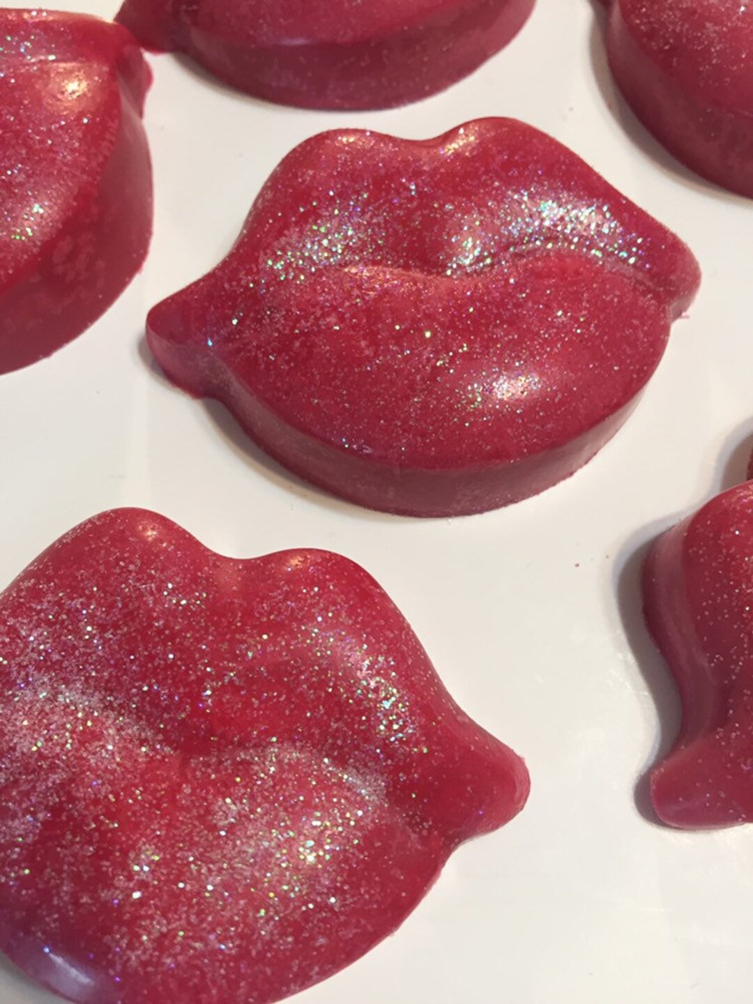 Cherry Kiss Wax Tart red Lips - Etsy