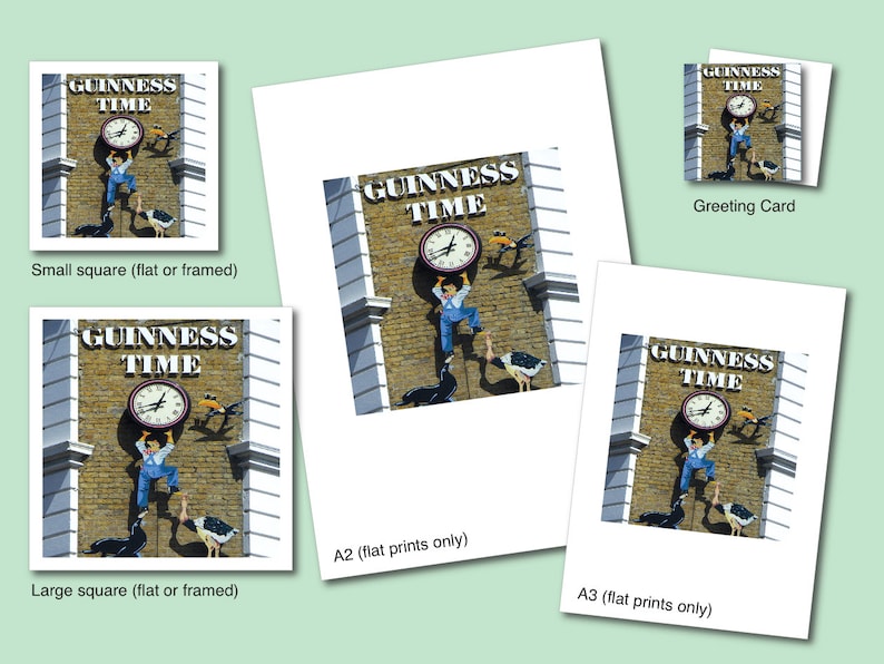 Guinness Time – Prints and Greeting Cards – Free UK Postage - Etsy
