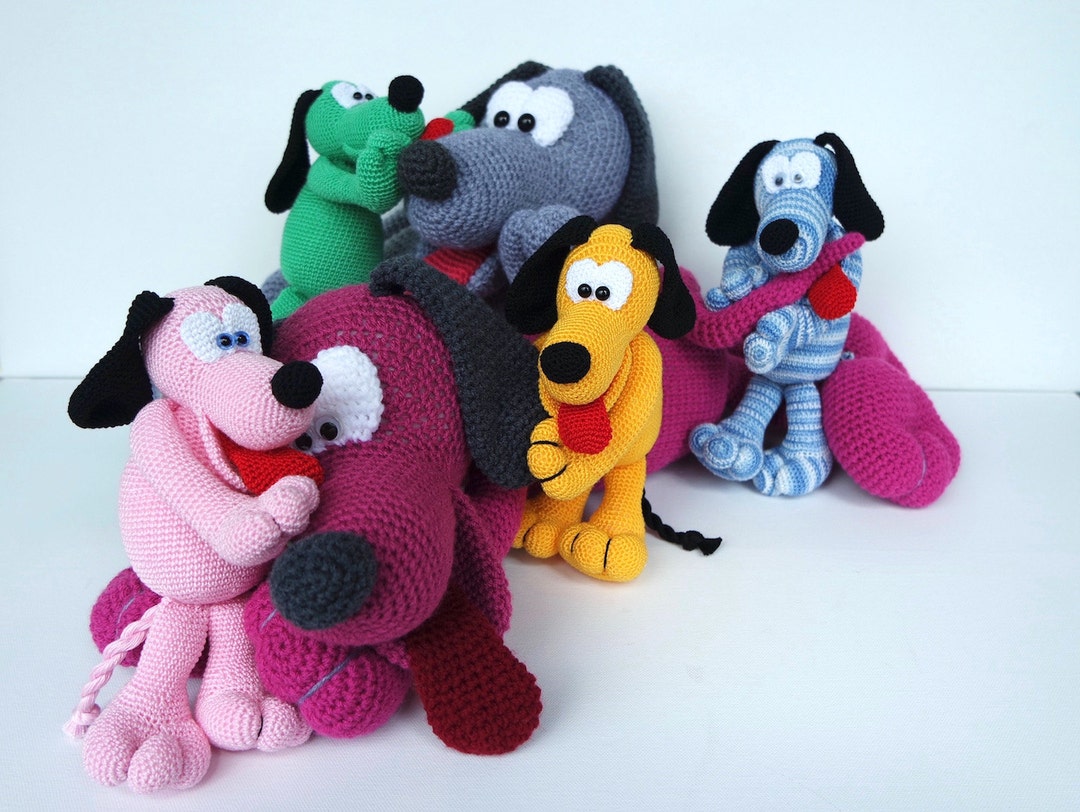 Crochet Pattern Cuddly Dog Othello - English Version - Etsy