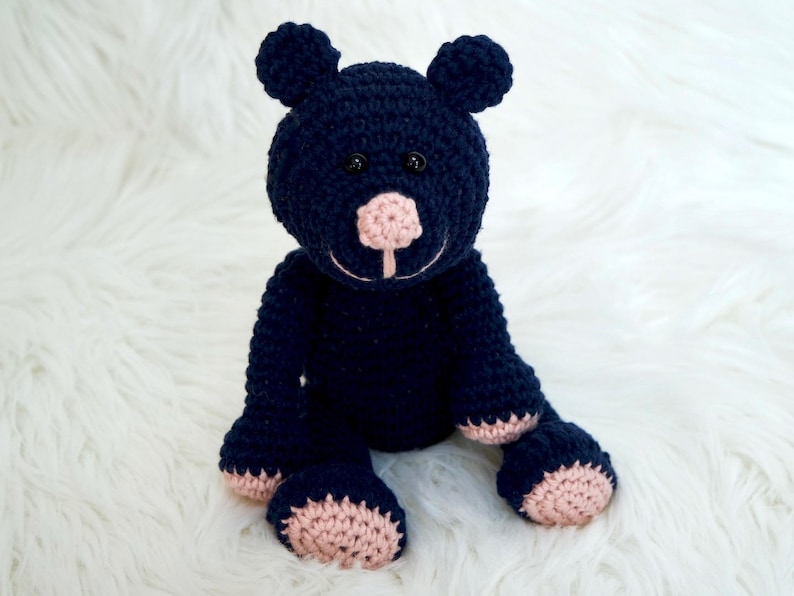 Crochet Pattern Berni the Bear - English Version - Etsy