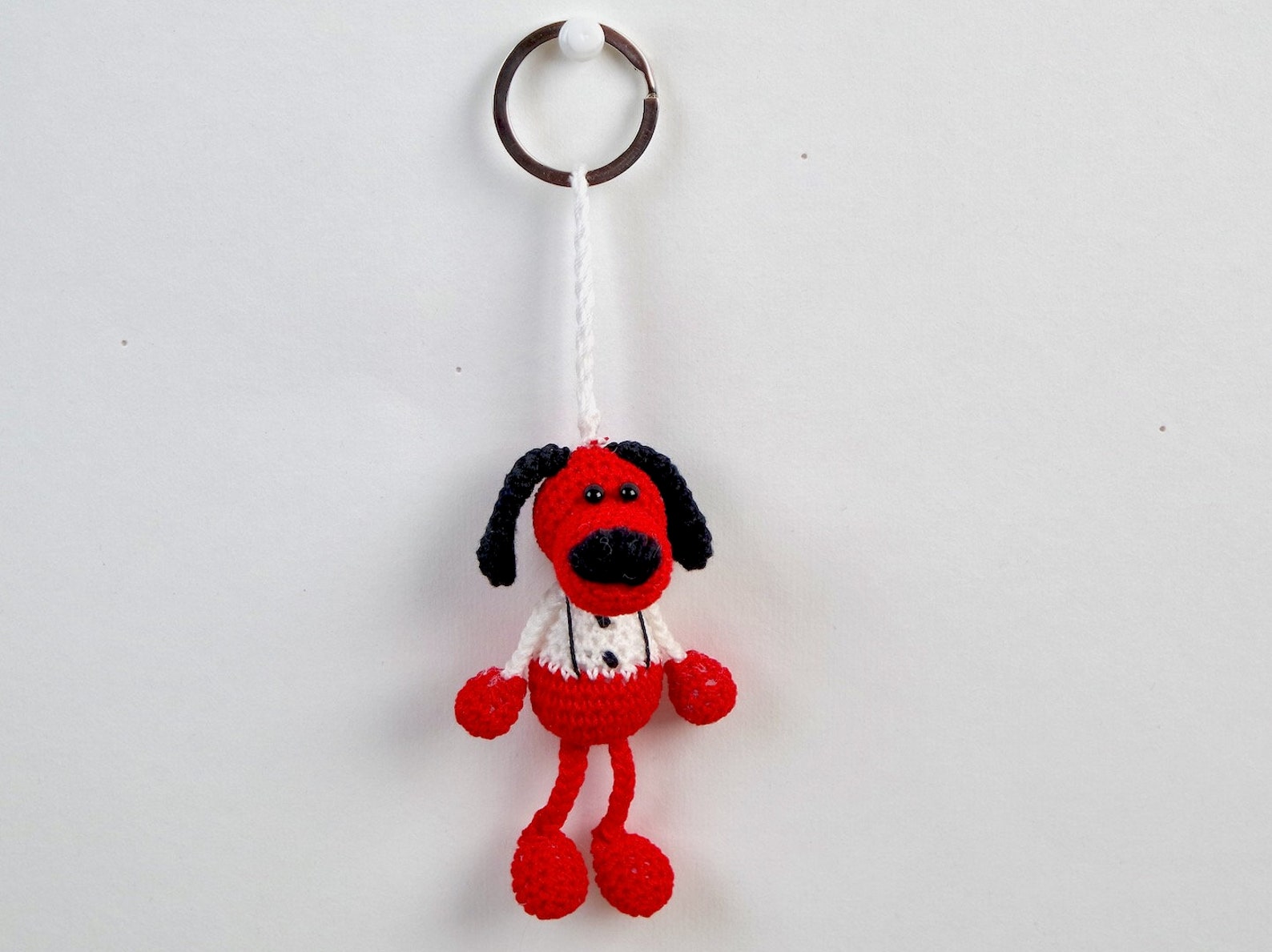 Crochet Pattern Dog Key Ring/ Bag Pendant - English Version - Etsy