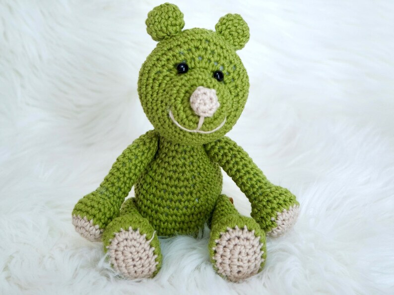 Crochet Pattern Berni the Bear - English Version - Etsy
