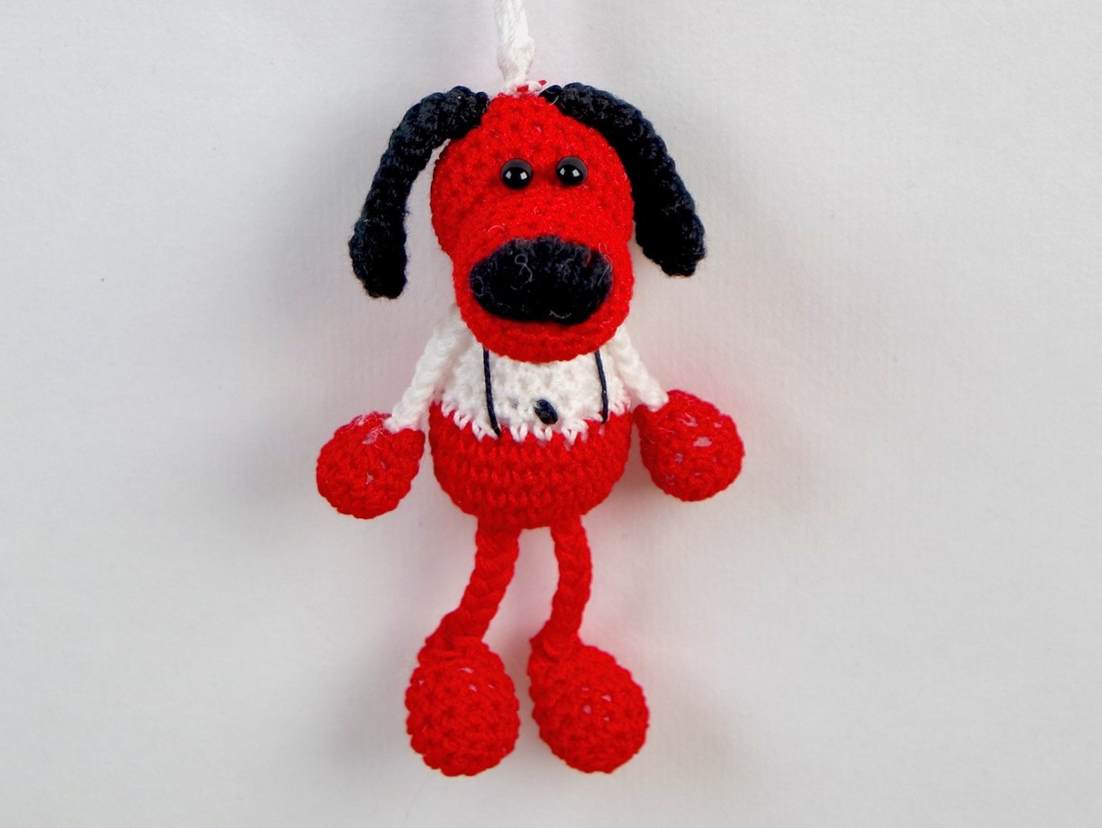 Crochet Pattern Dog Key Ring/ Bag Pendant - English Version - Etsy