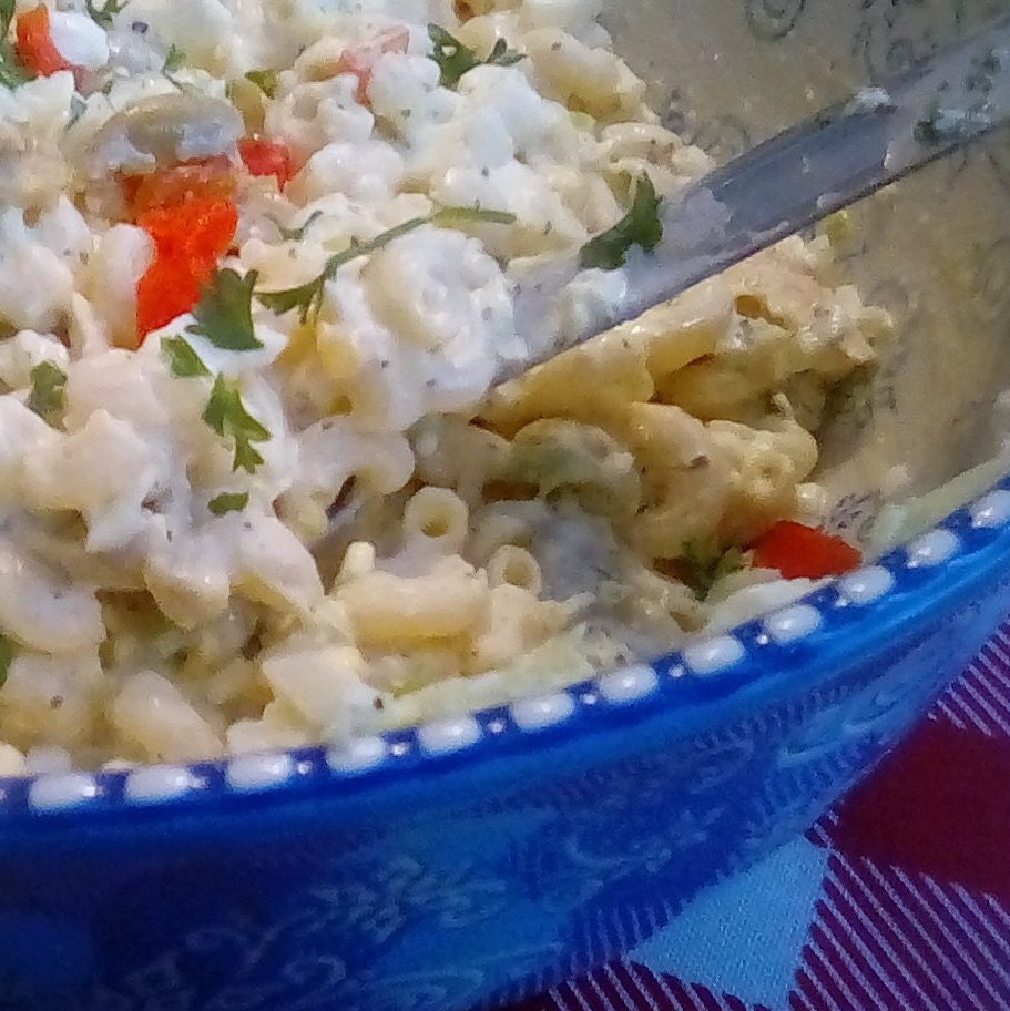 Skinny Minnie Mac Salad Printable JPEG or PDF Recipe File - Etsy