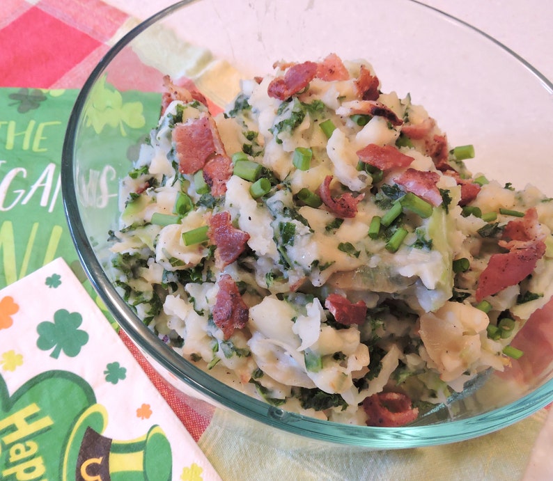 Spuds Mash With Leeks, Kale & Cabbage, Downloadable PDF or JPEG Eating ...