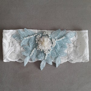 Wedding Lingerie, Toss Garters Ivory,mint Green Lace , Wedding Garters ...