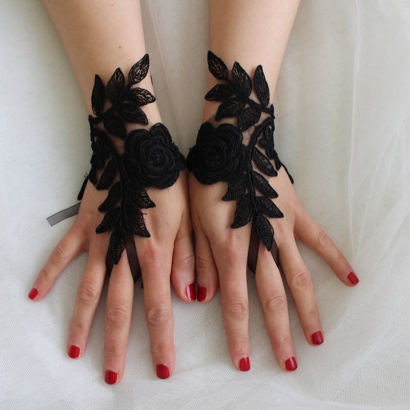 Gothic Gloves - Etsy